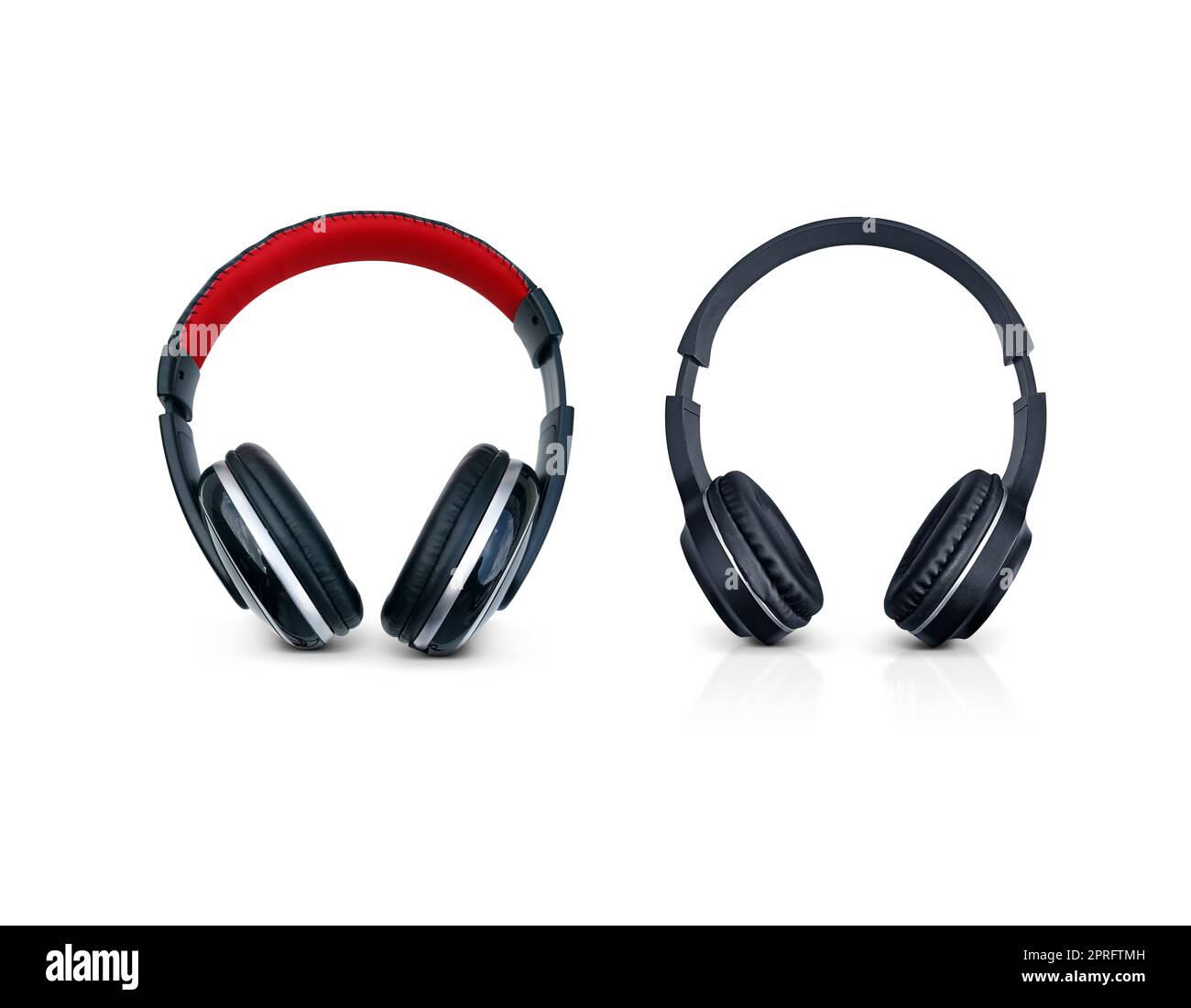 Headphones on white background. for design Stock Photo - Alamy