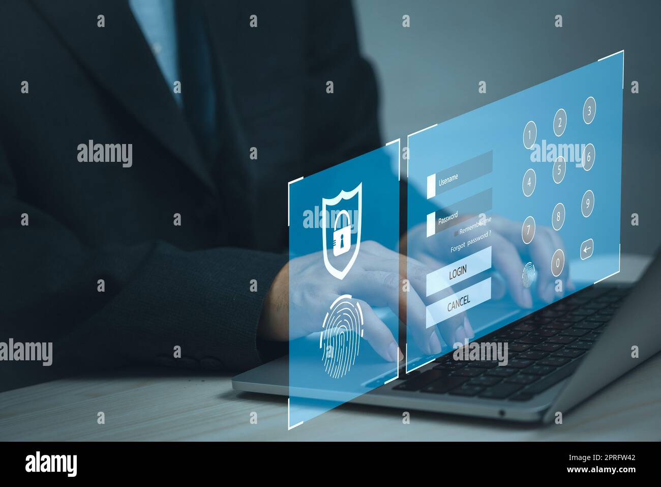 Cyber digital technology internet network online information security ...