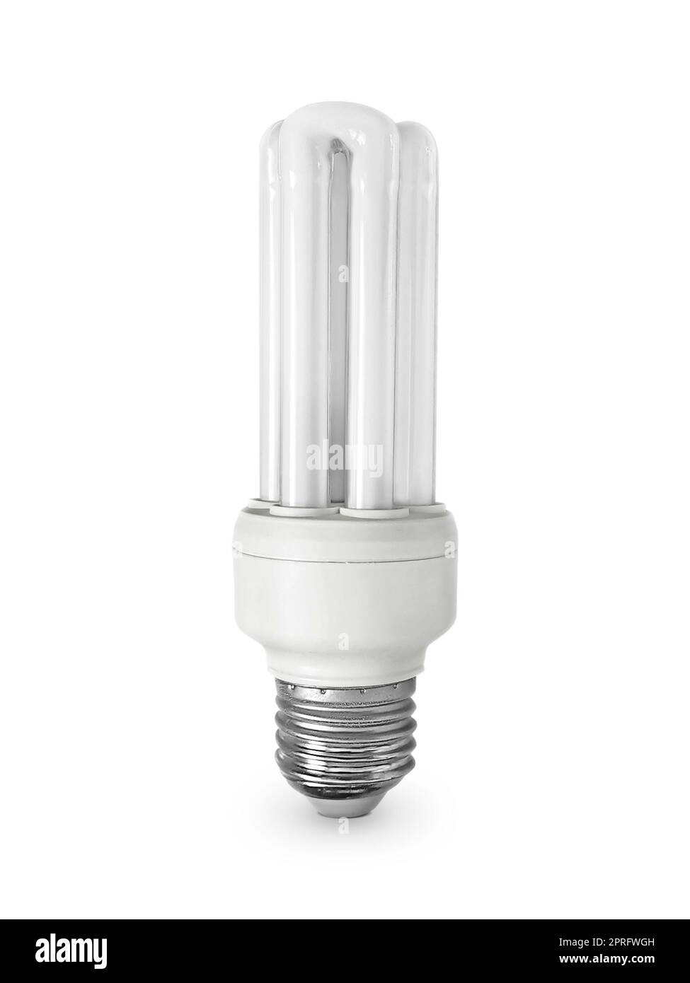 electrical fluorescent energy saving lamp isolated on white Stock Photo ...