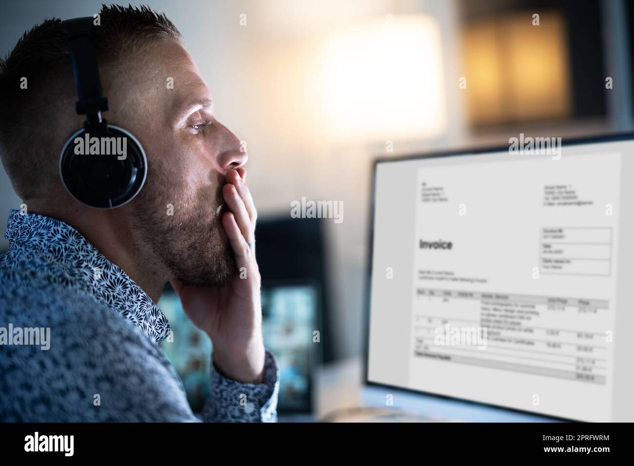 Workaholic pc hi-res stock photography and images - Alamy