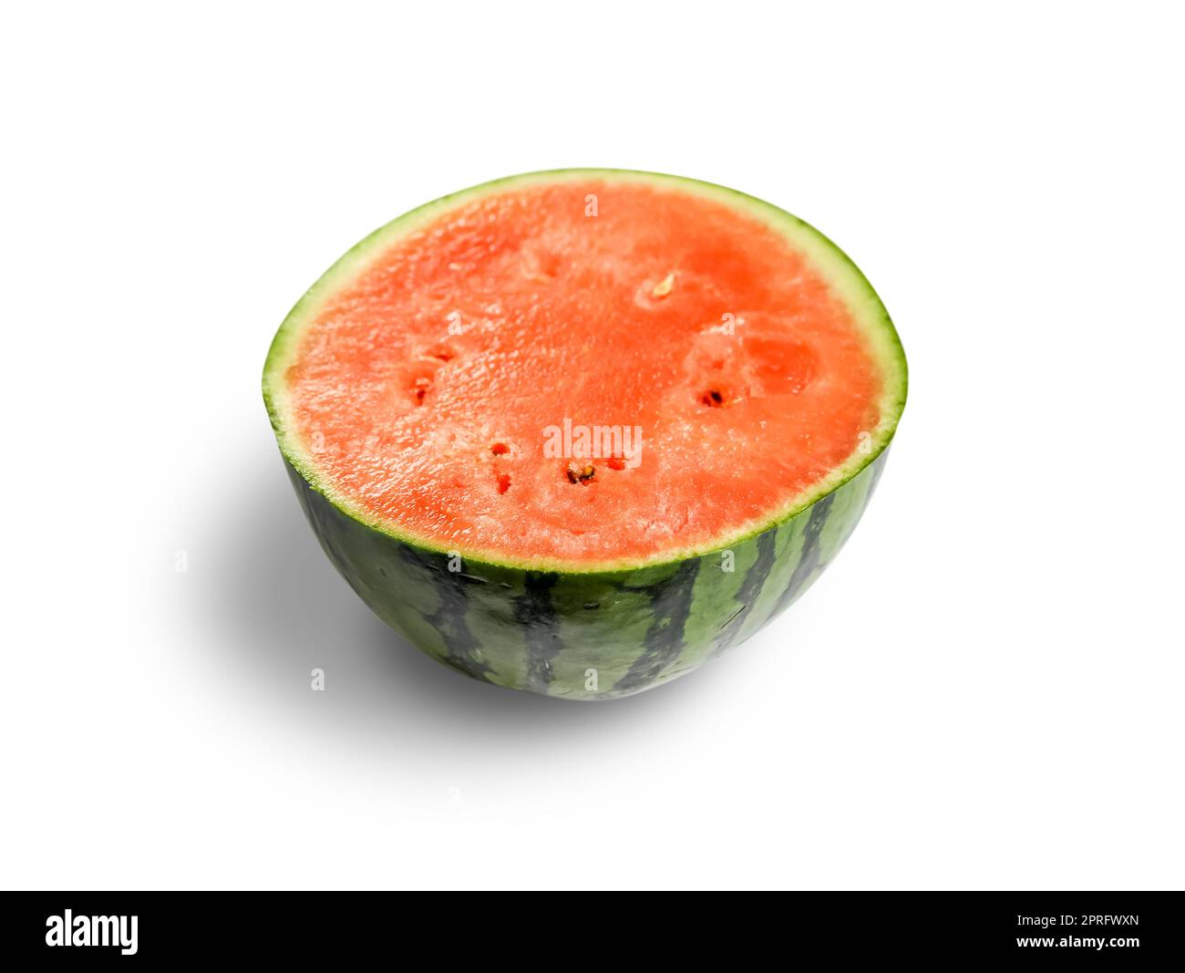 Watermelon slice isolated on white background Stock Photo - Alamy