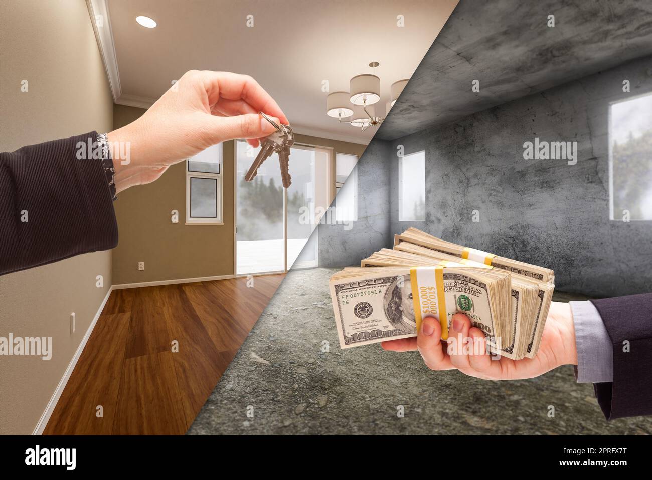 Handing over cash hi-res stock photography and images - Alamy