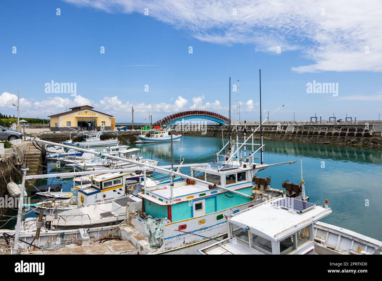 Penghu, Taiwan 27 June 2022: Tung liang fishing harbor Stock Photo - Alamy