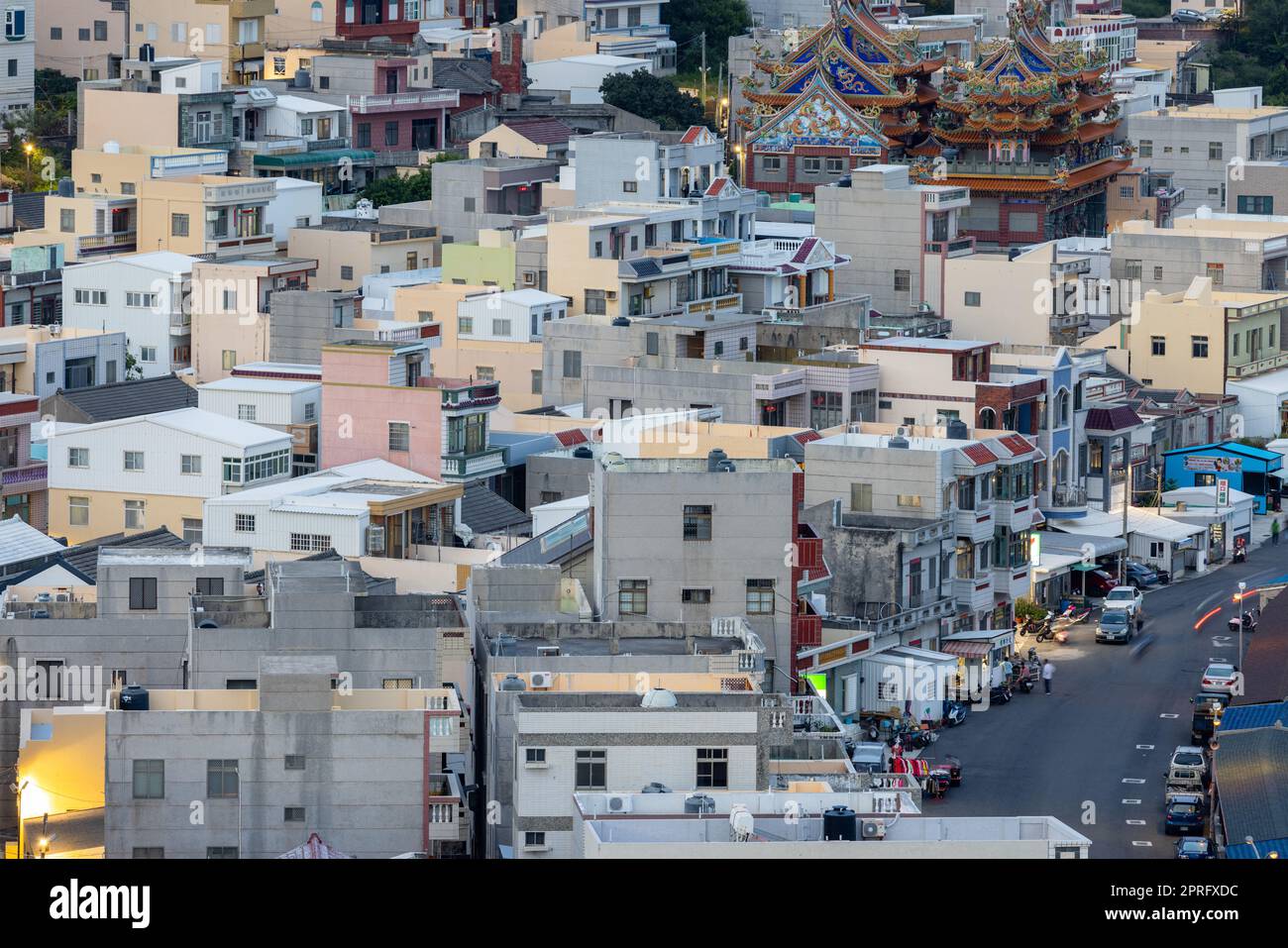 Waian Fishing Harbor in Penghu of Taiwan Stock Photo - Alamy