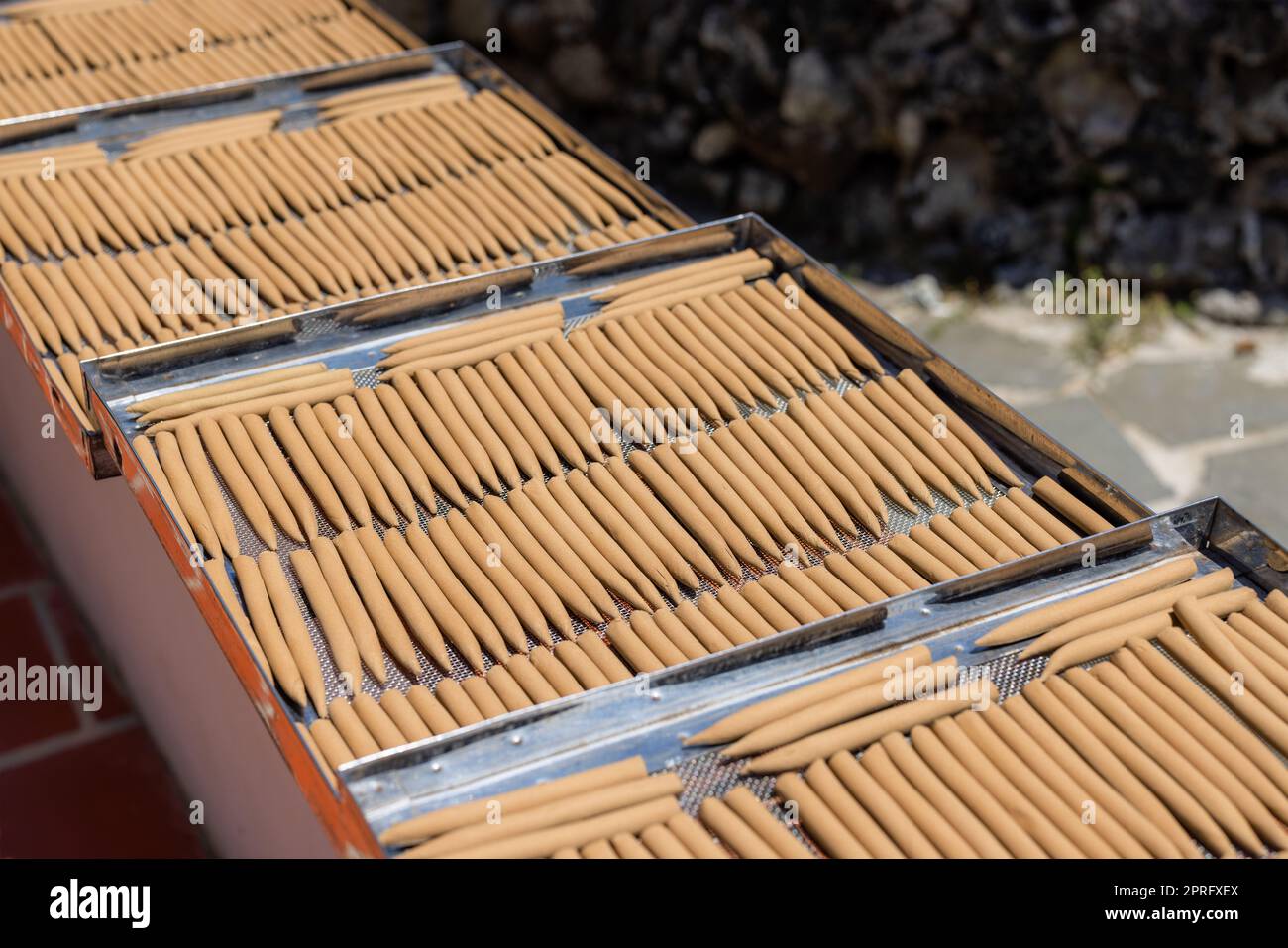 Dry Incense under the sunlight at outdoor Stock Photo - Alamy
