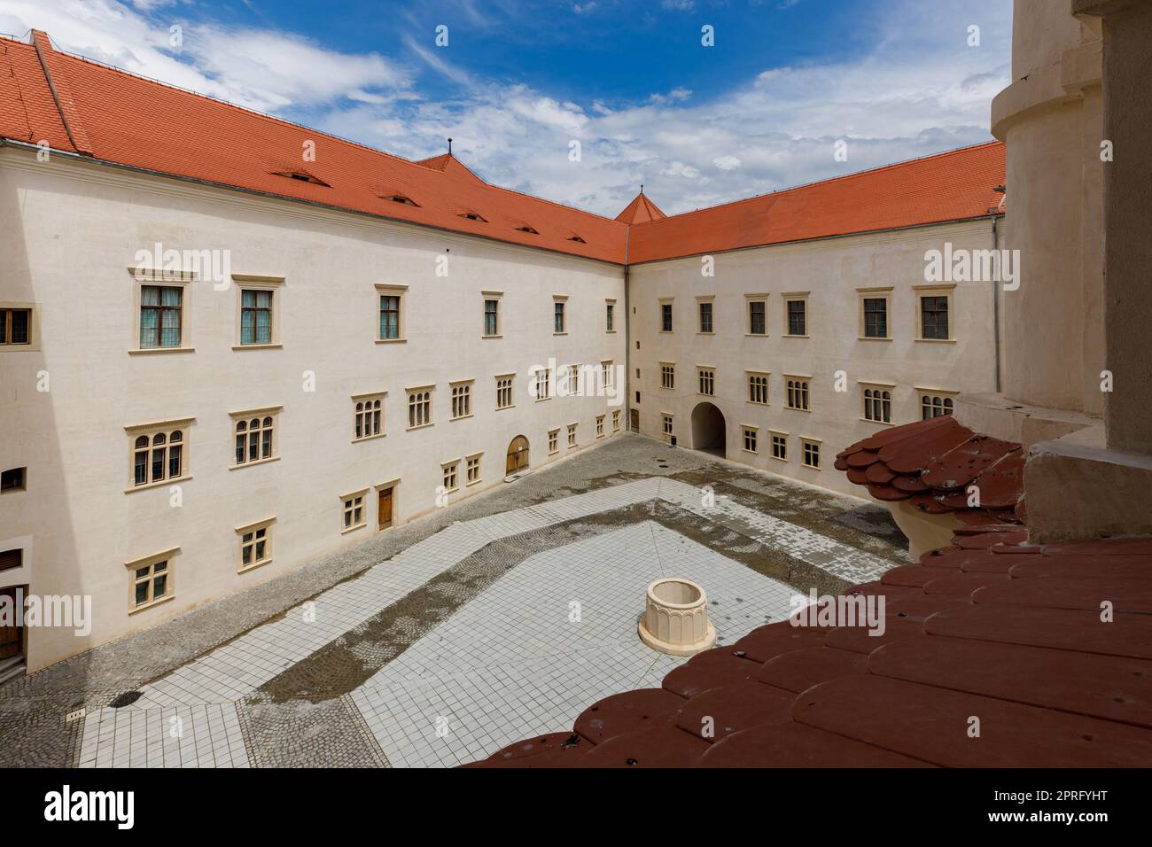 The castle of Fagaras in Romania Stock Photo - Alamy