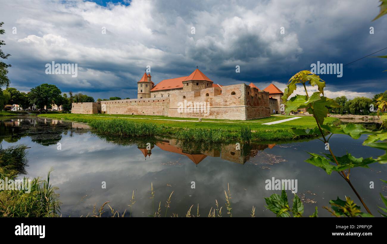 The castle of Fagaras in Romania Stock Photo - Alamy
