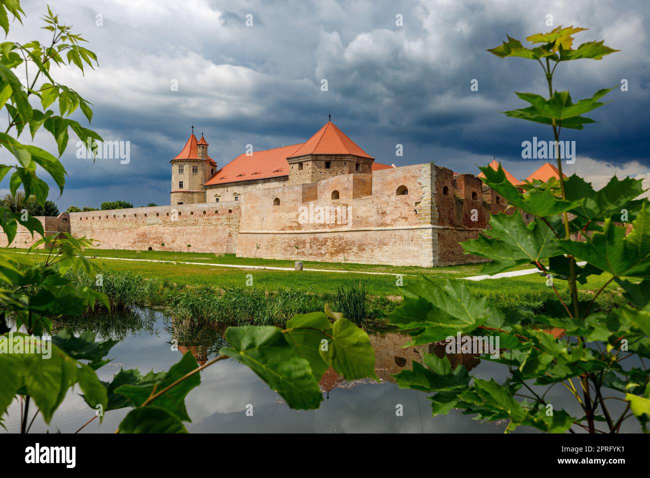 The castle of Fagaras in Romania Stock Photo - Alamy