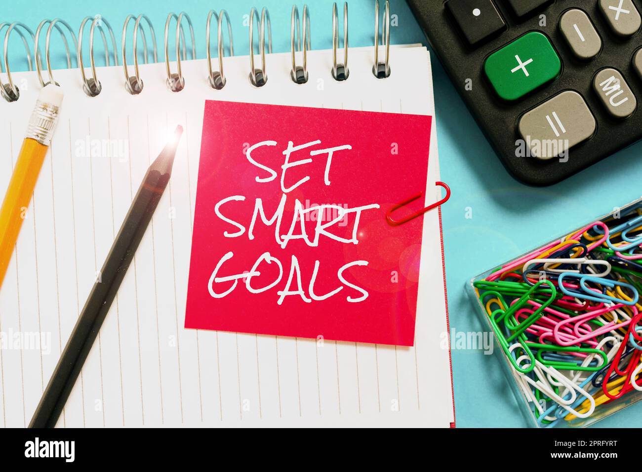 Writing displaying text Set Smart Goals. Internet Concept Establish ...
