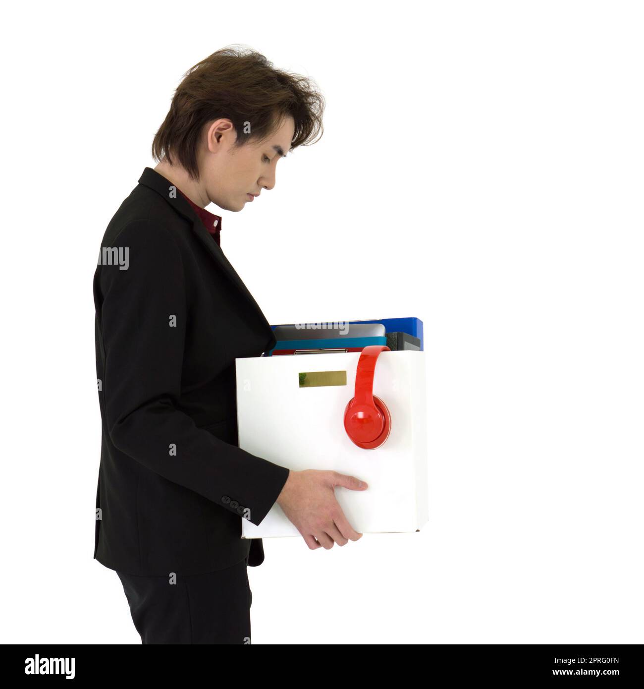 Fired office worker Cut Out Stock Images & Pictures - Alamy