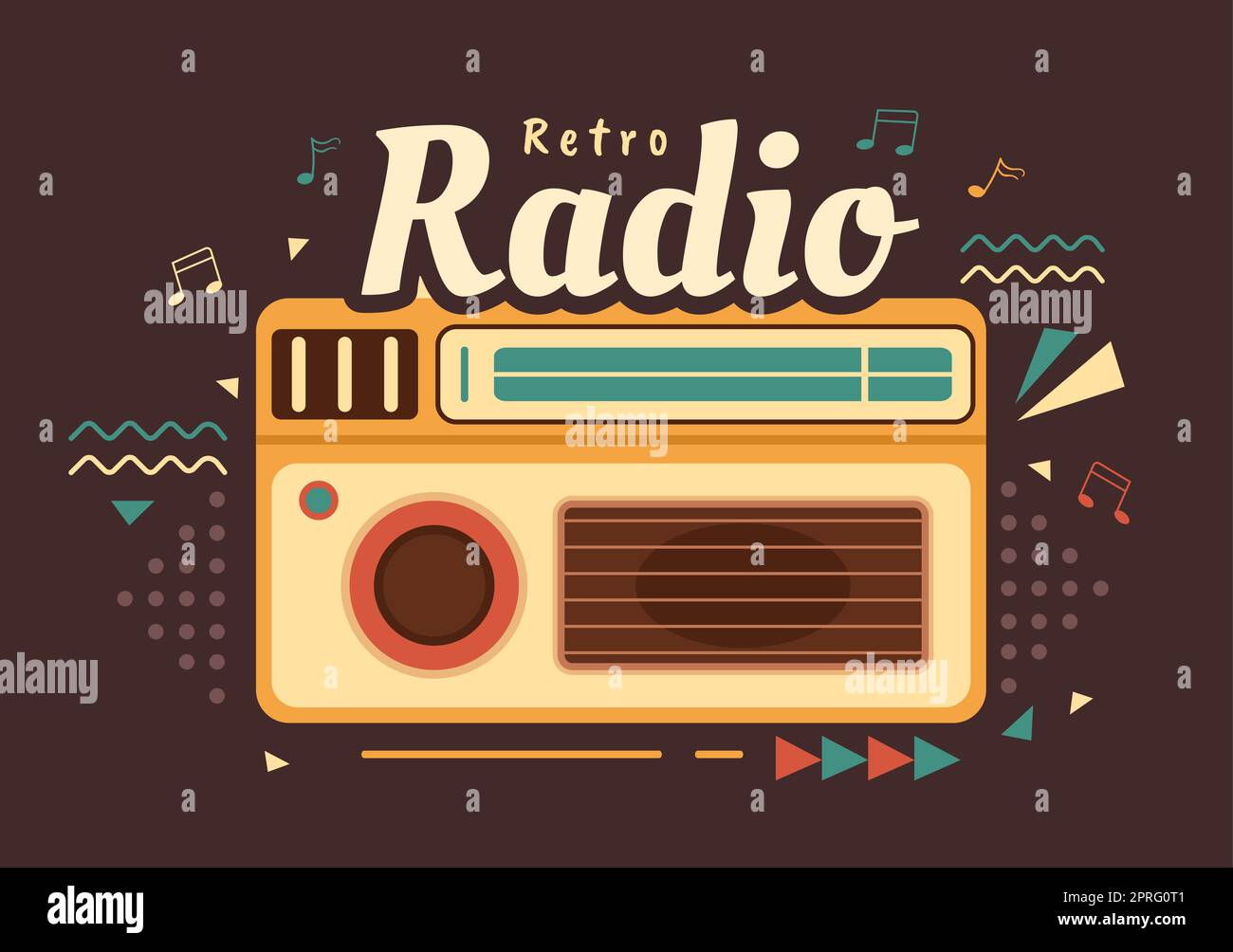 Retro Radio Player Style for Record, Old Receiver, Interviews Celebrity ...