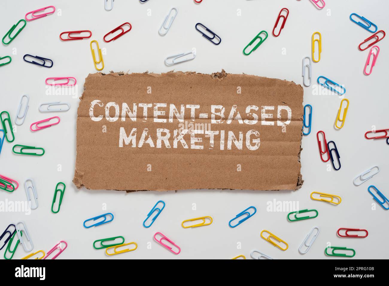 Text sign showing Content Based Marketing. Conceptual photo Advertising ...