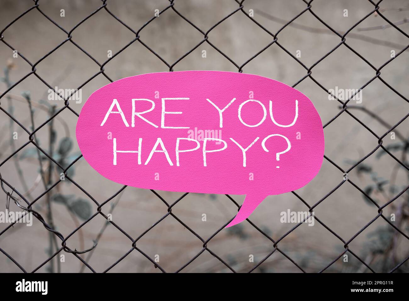 Inspiration showing sign Are You Happy. Internet Concept Asking if you ...