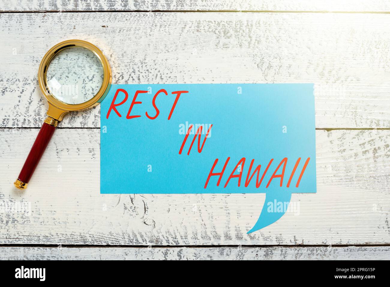 Inspiration showing sign Rest In Hawaii. Internet Concept Have a ...