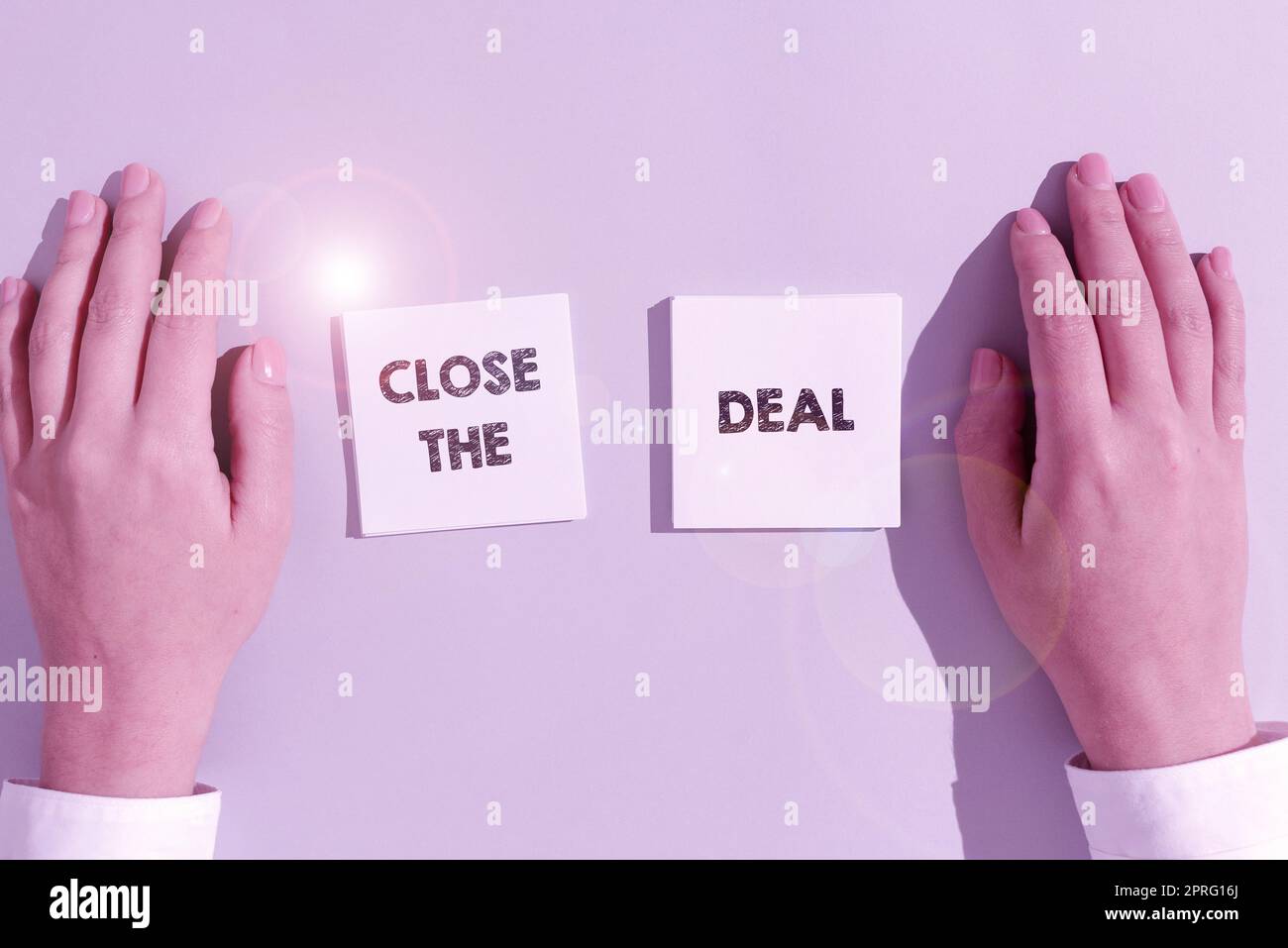Conceptual display Close The Deal. Word Written on Agreement for ...