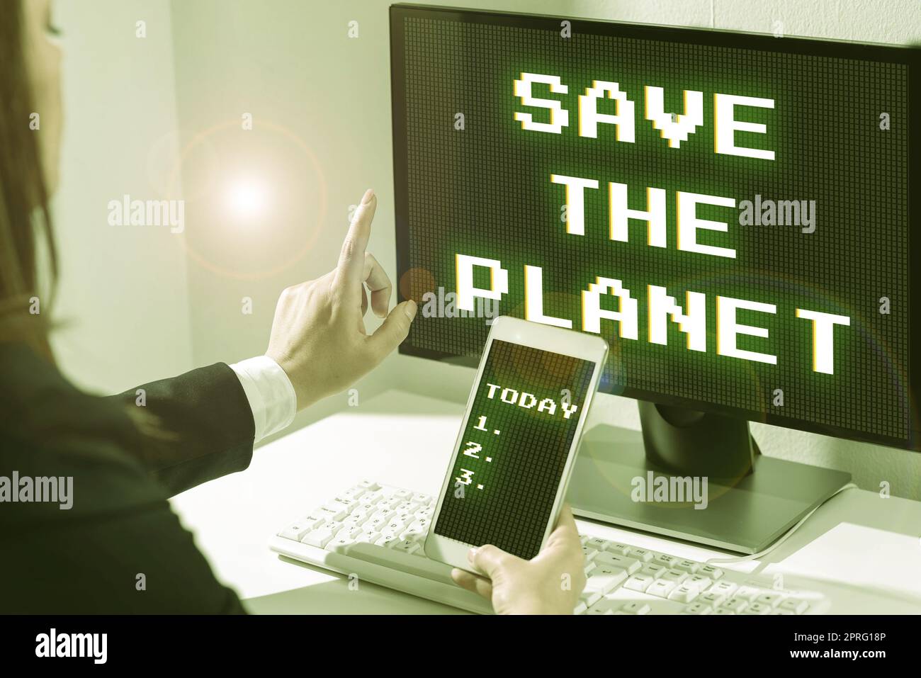 Text showing inspiration Save The Planet. Internet Concept Take care of ...