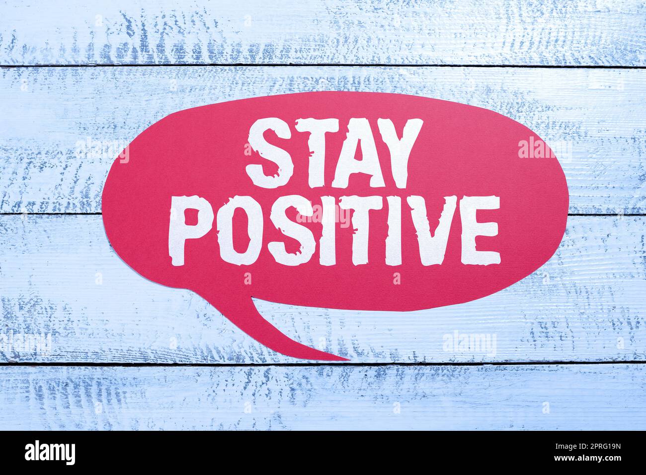 Hand writing sign Stay Positive. Internet Concept Be Optimistic ...