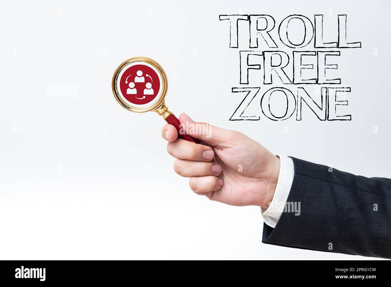 Conceptual display Troll Free Zone. Business concept Social network ...