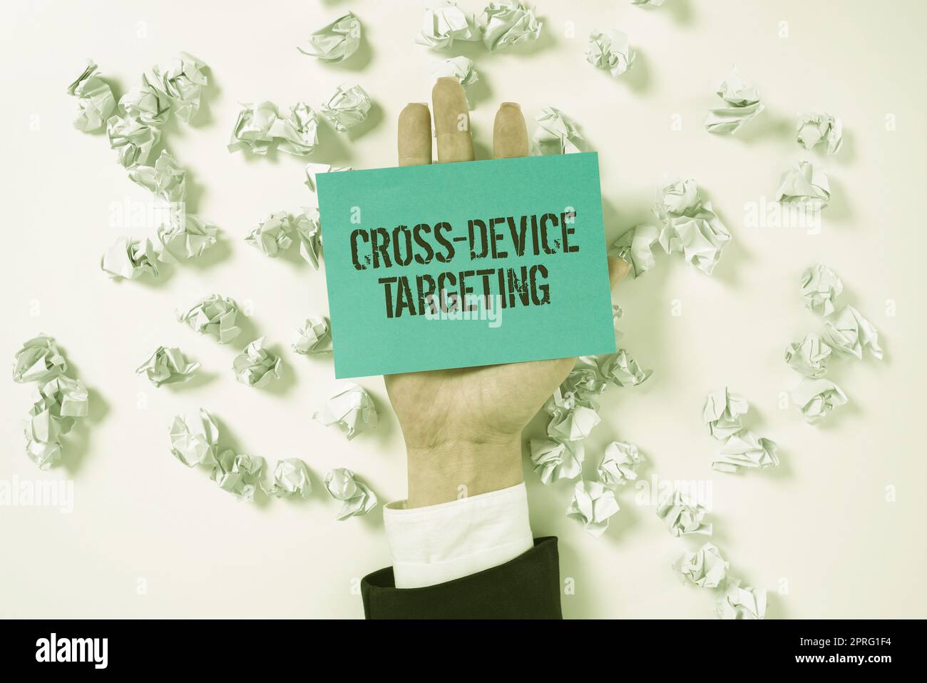 Conceptual display Cross Device Targeting. Business concept identifying ...