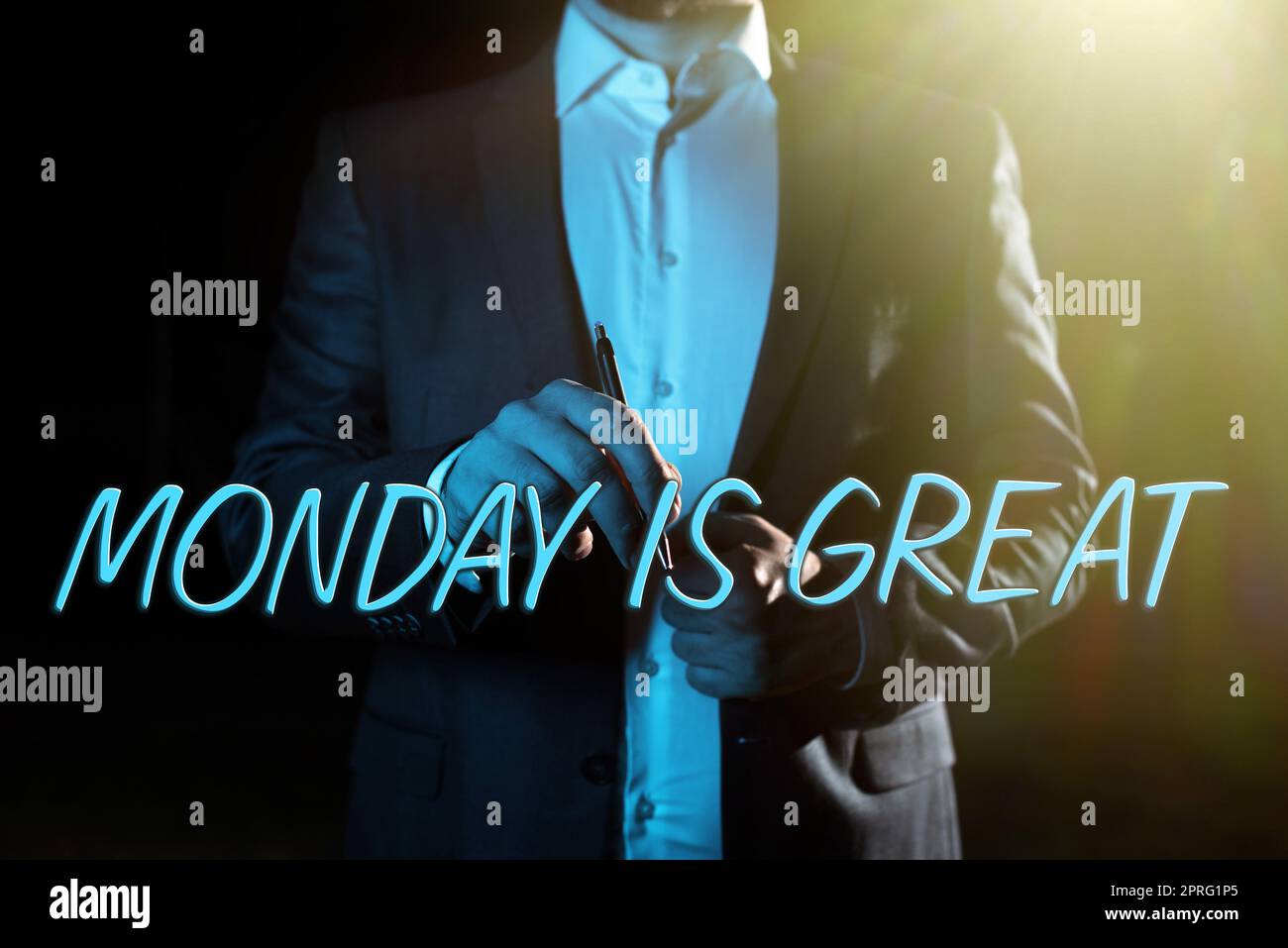 Text caption presenting Monday Is Great. Business approach Excellent ...