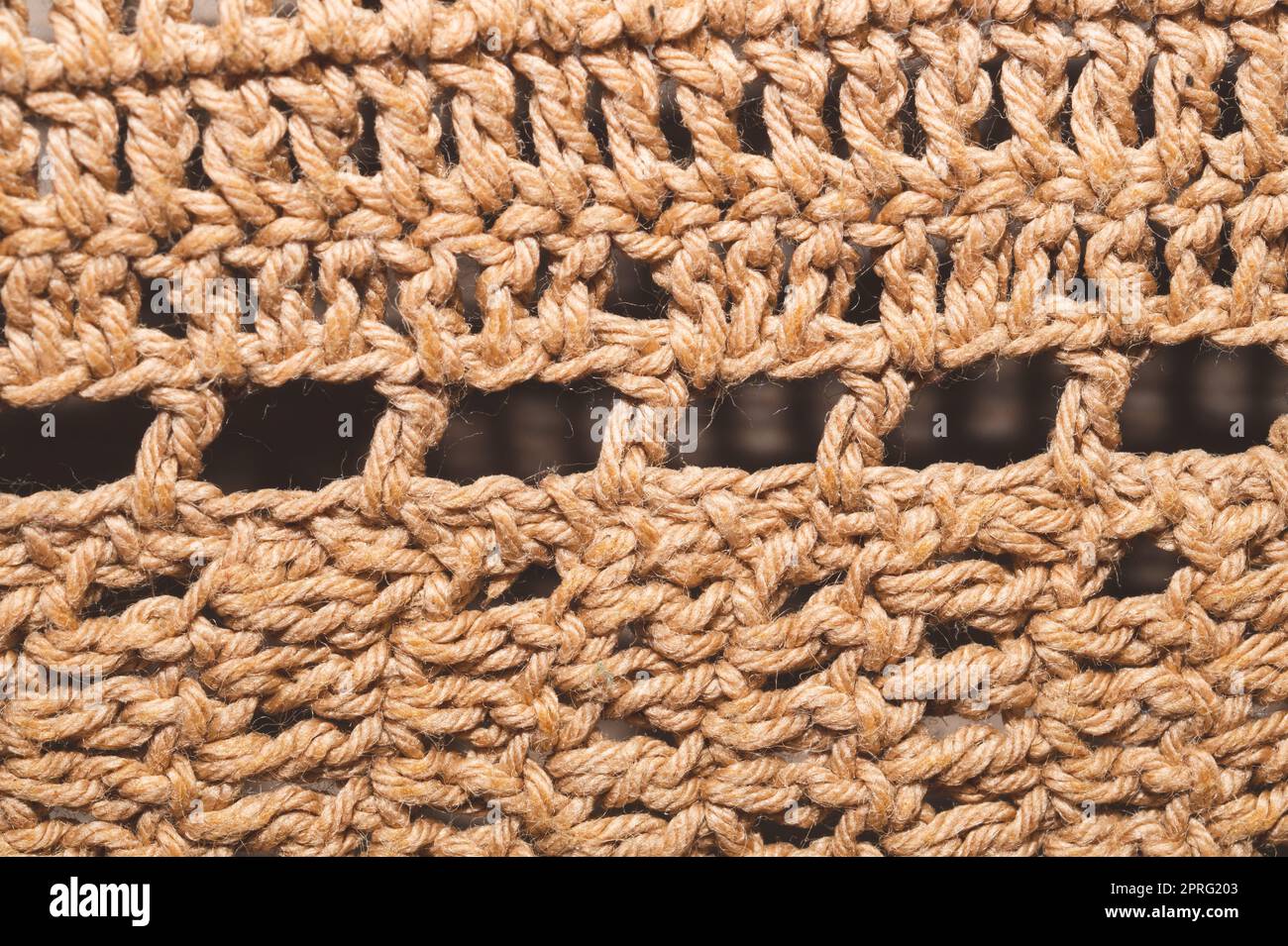 Knitted background from jute threads. weaving texture. woven backdrop ...