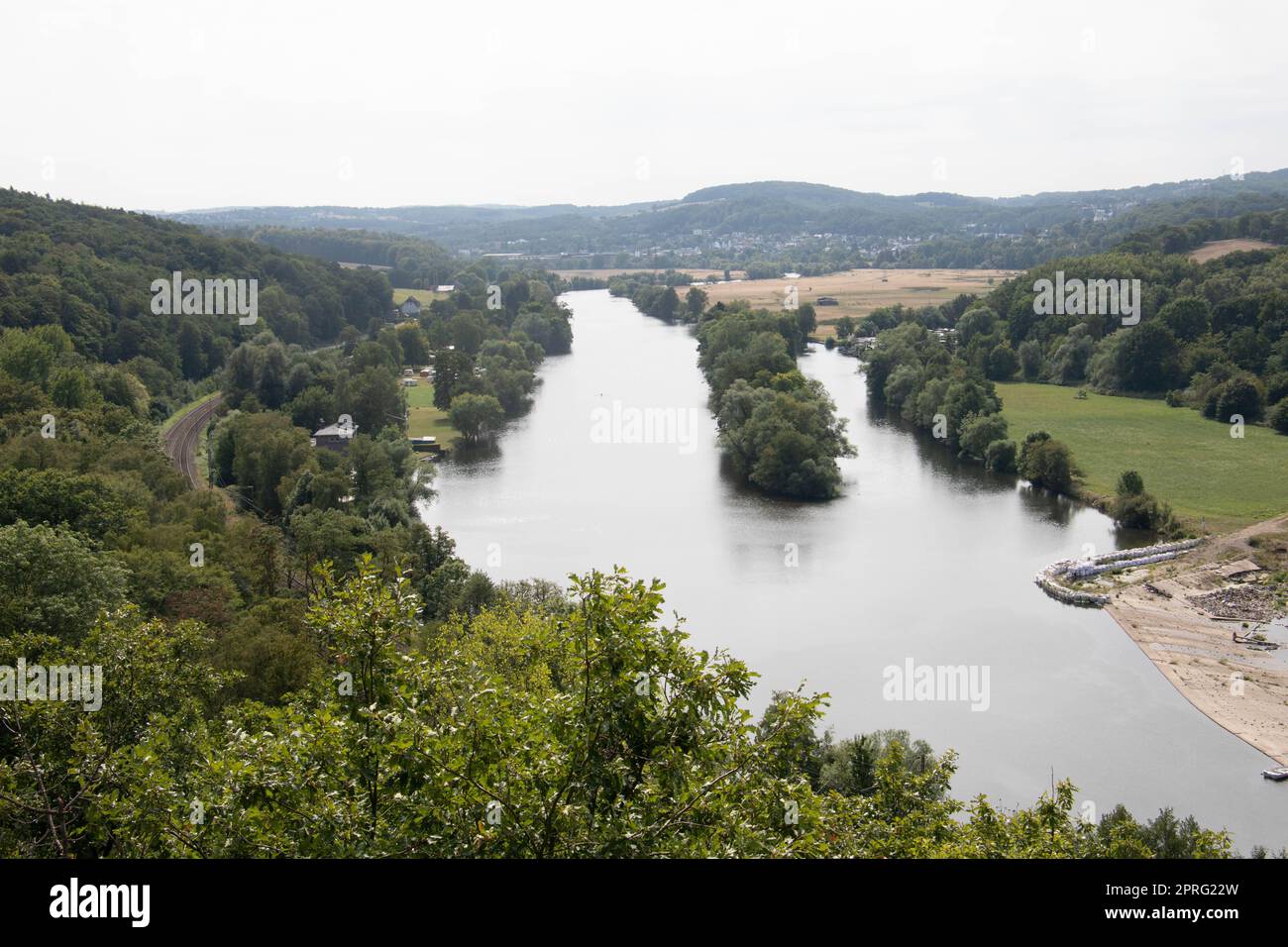 Ruhr valley in witten with river course hi-res stock photography and ...