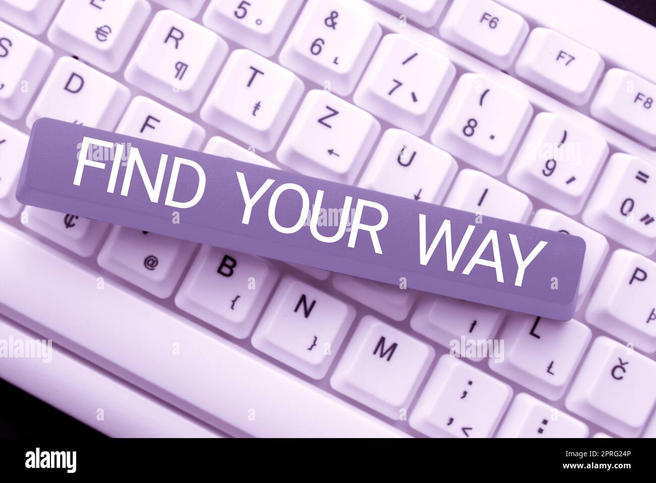 Hand writing sign Find Your Way. Internet Concept Look for personal ...