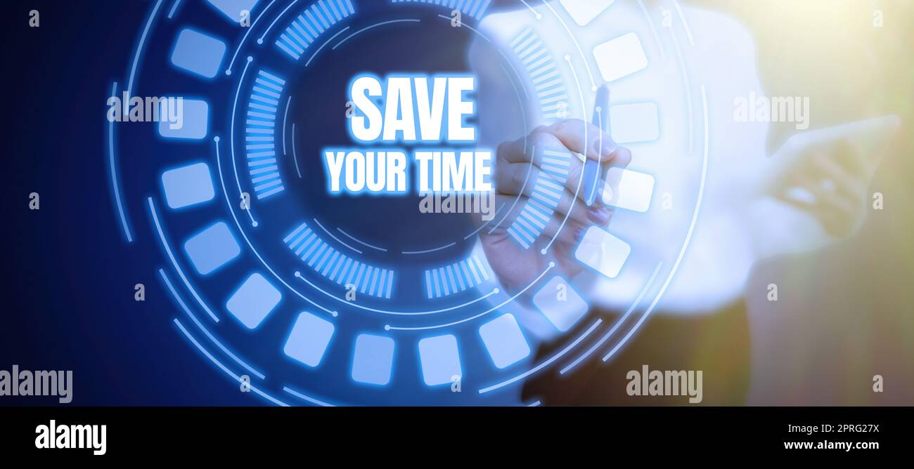 Writing displaying text Save Your Time. Concept meaning Finding ways to ...