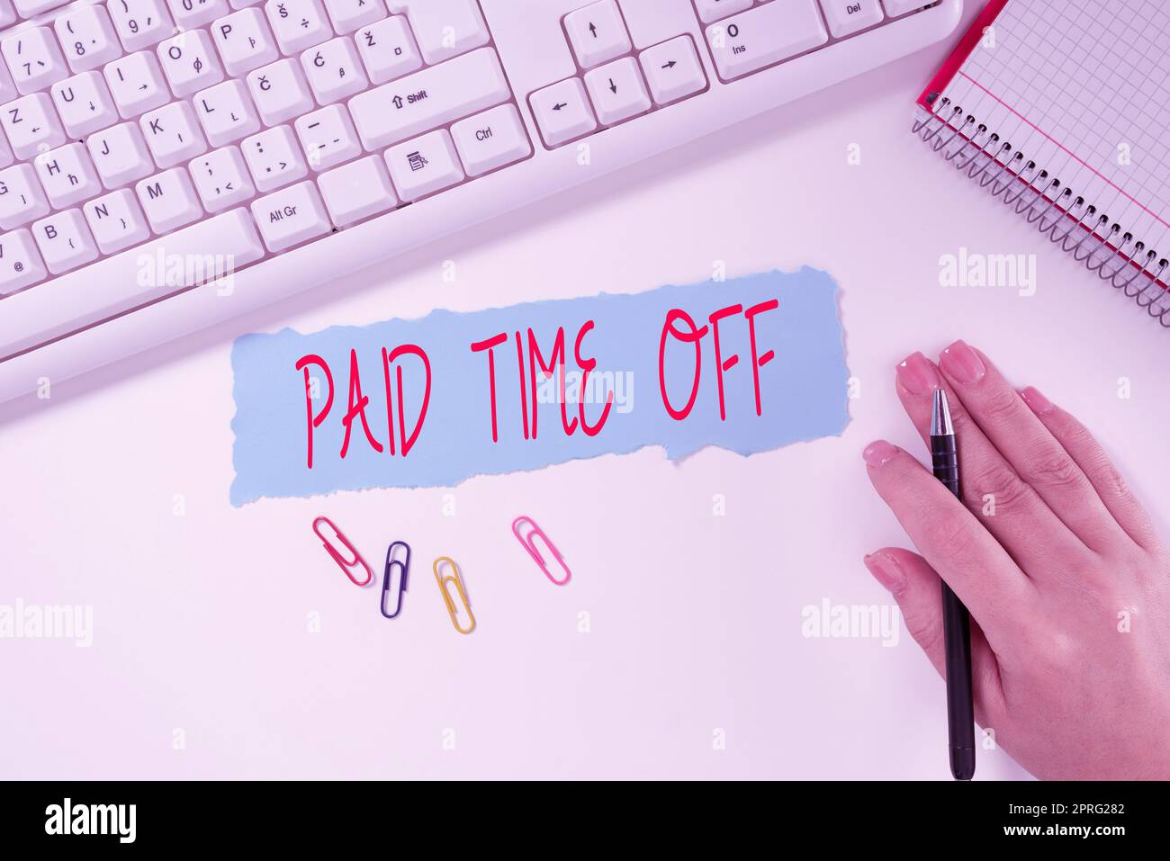 Sign displaying Paid Time Off. Concept meaning Receiving payments for ...