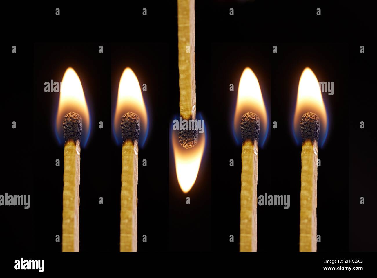 Black matchsticks hi-res stock photography and images - Alamy