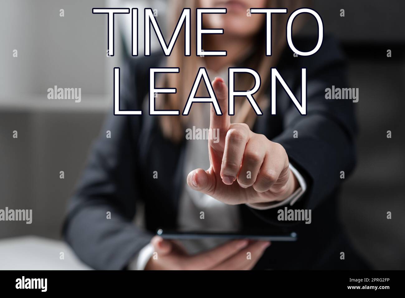 Conceptual display Time To Learn. Business showcase Obtain new ...