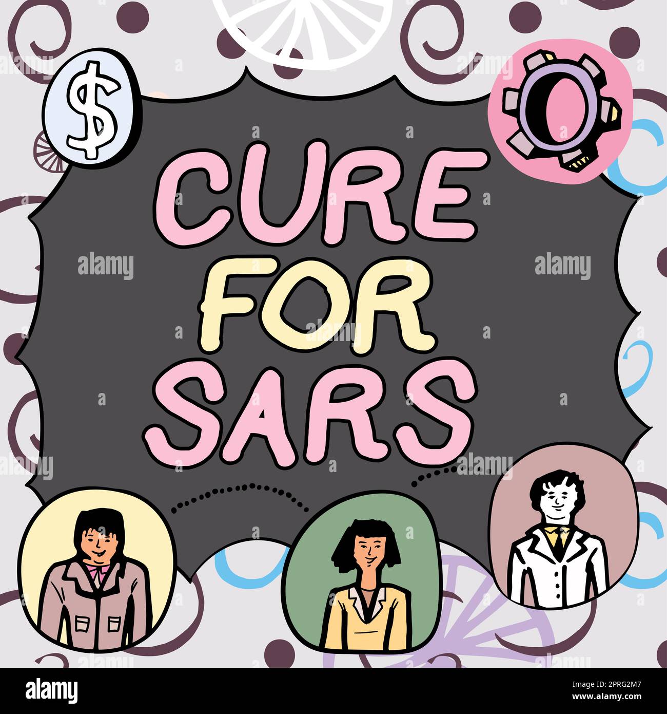 Conceptual caption Cure For Sars, Word for Medical treatment over ...