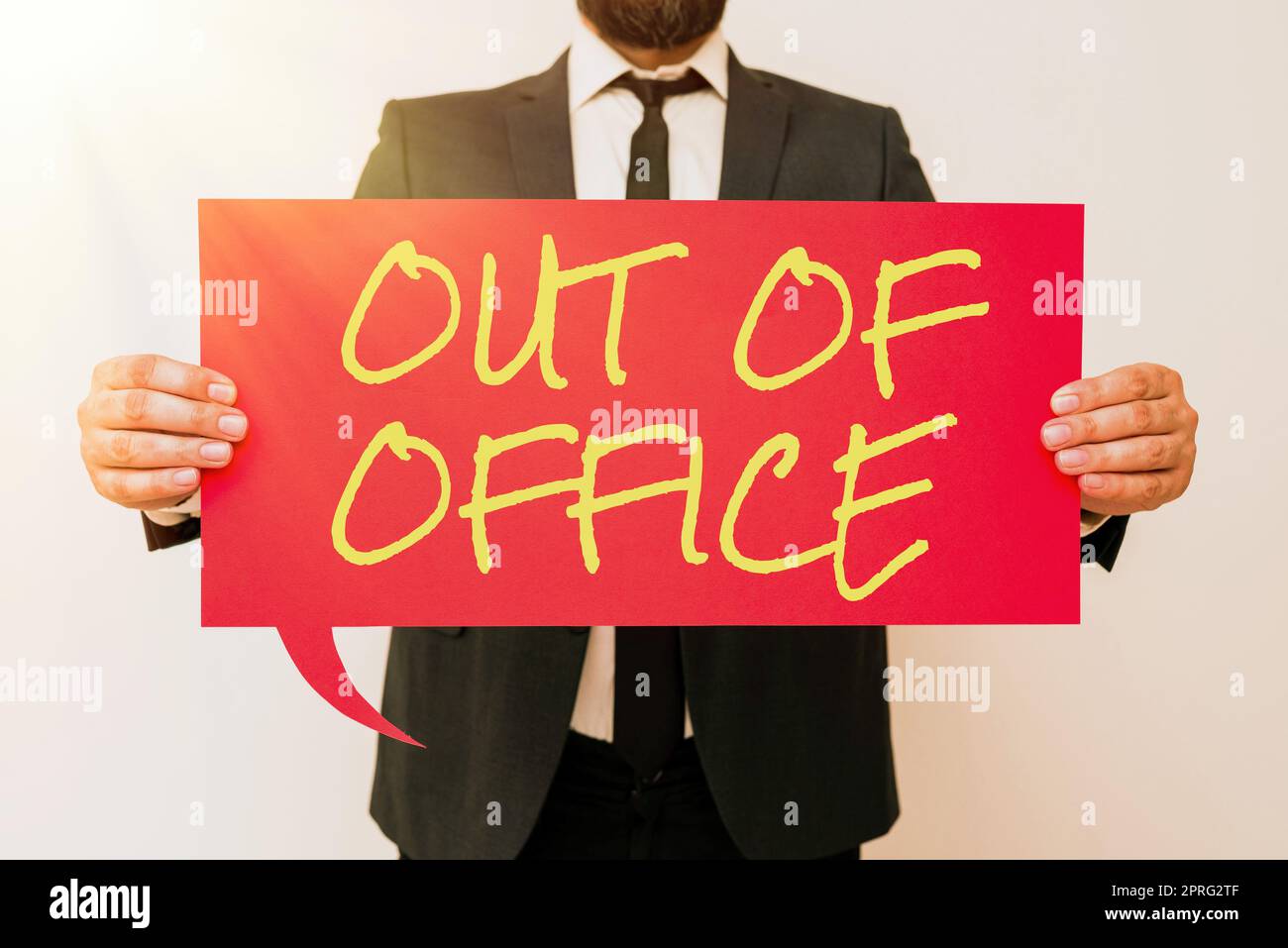 Conceptual display Out Of Office. Business showcase Outside the job ...