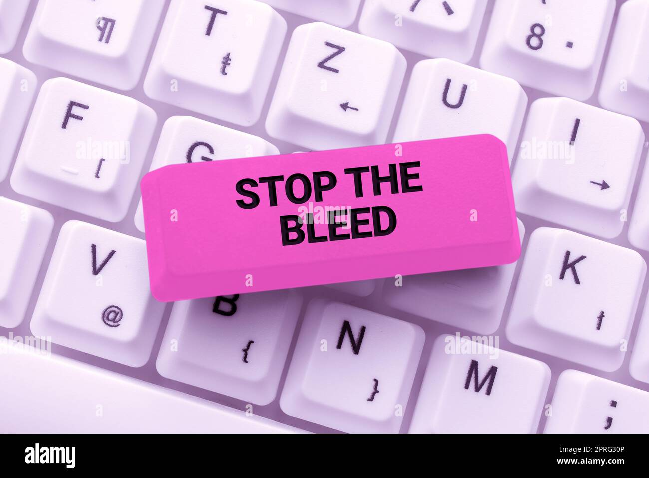 Hand writing sign Stop The Bleed, Business showcase Medical treatment ...