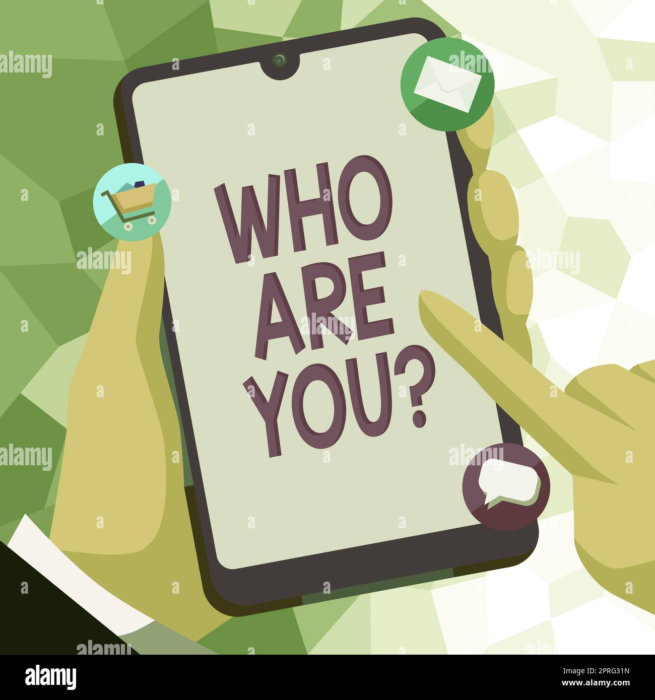 Conceptual display Who Are You Question, Conceptual photo Identify ...