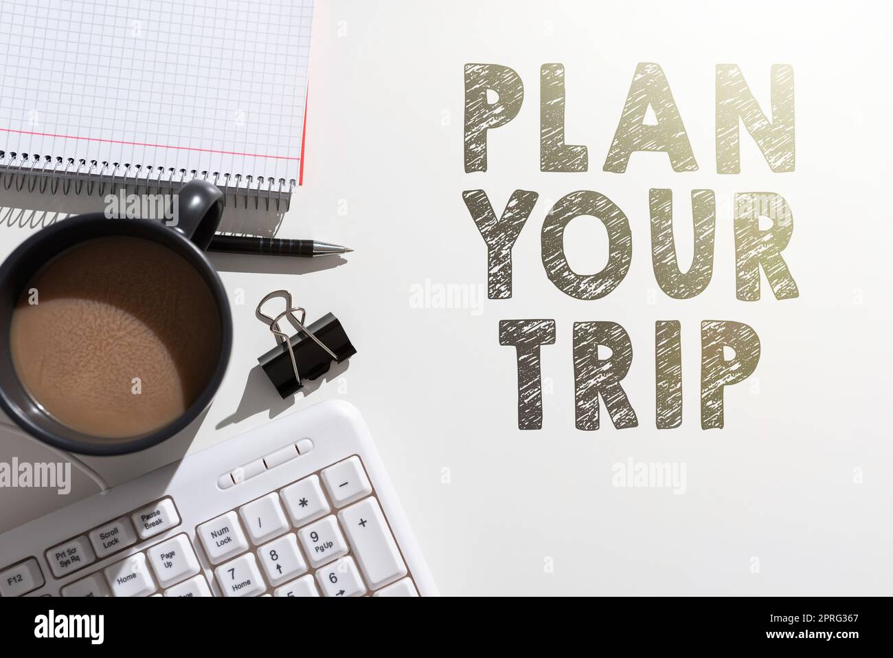 Writing displaying text Plan Your Trip. Word Written on Schedule ...
