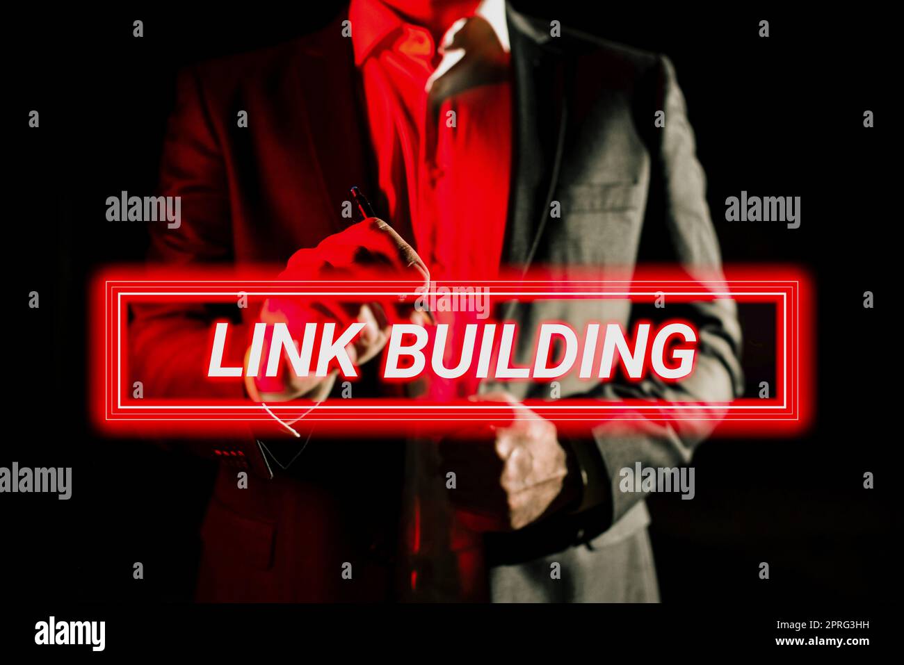 Businessman pointing modern building hi-res stock photography and ...