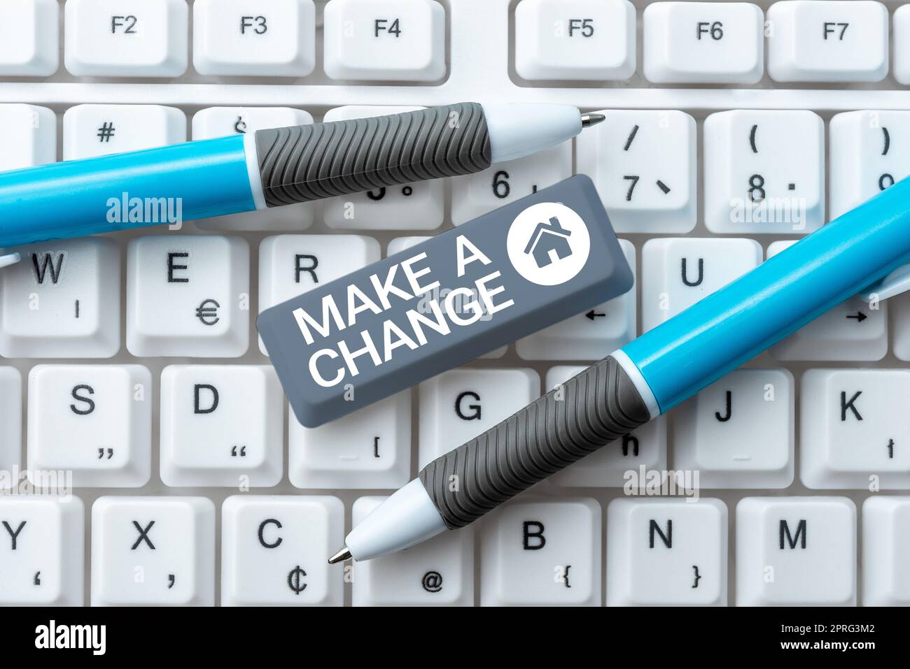 Text sign showing Make A Change. Word Written on Try new thing Evolve ...