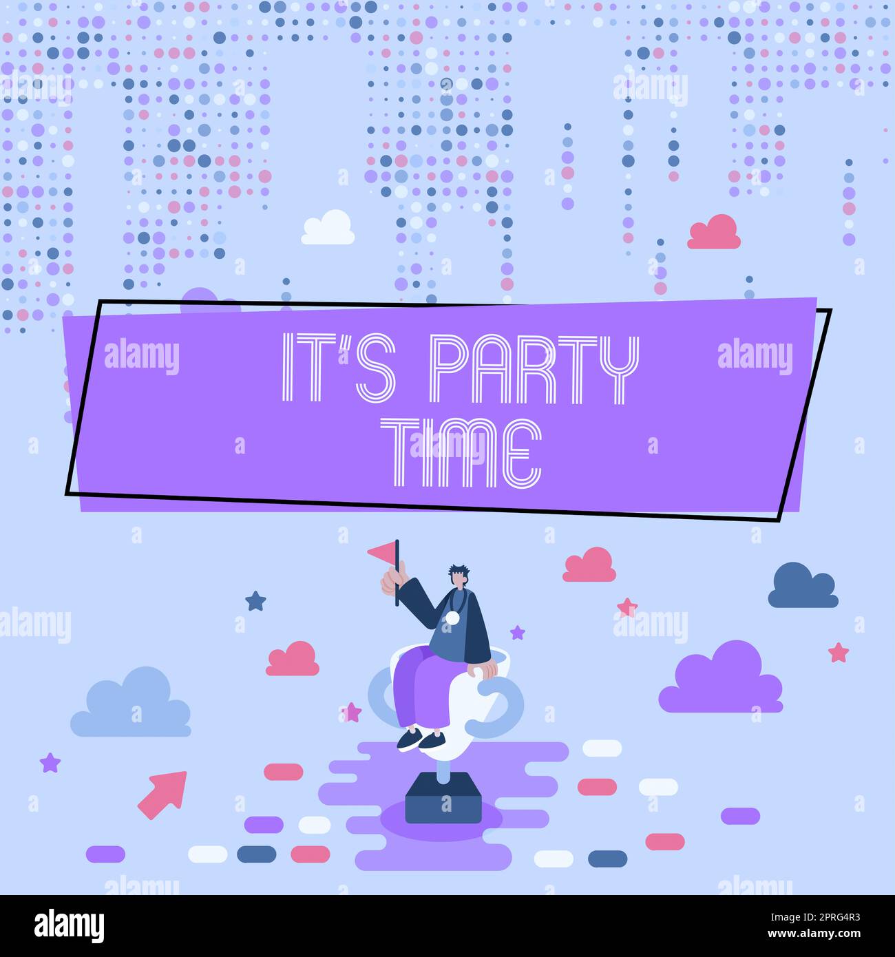 Inspiration showing sign It S Party Time, Business showcase Right ...