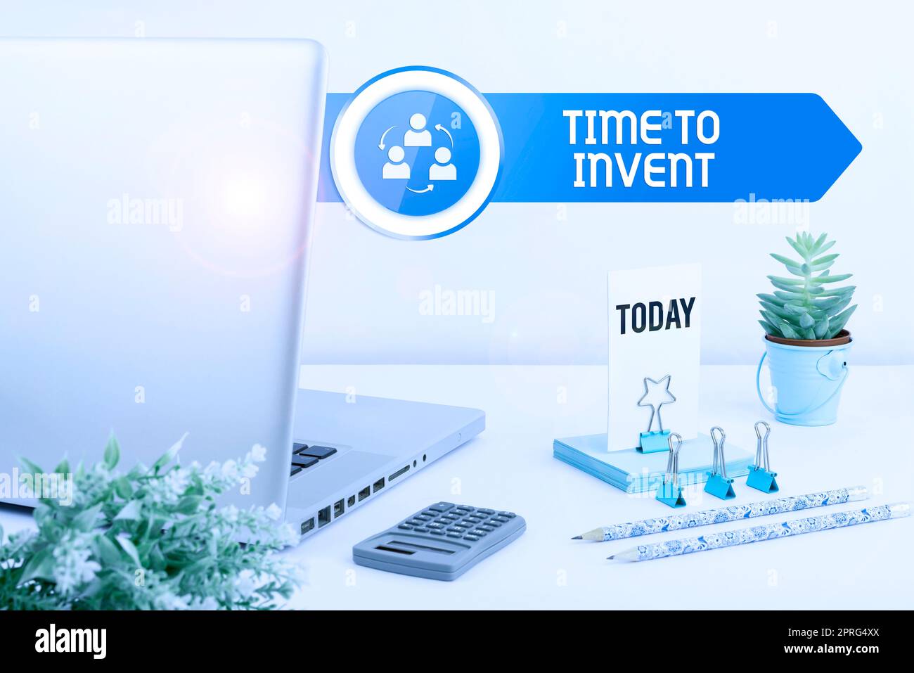 Text sign showing Time To Invent. Word Written on Invention of ...