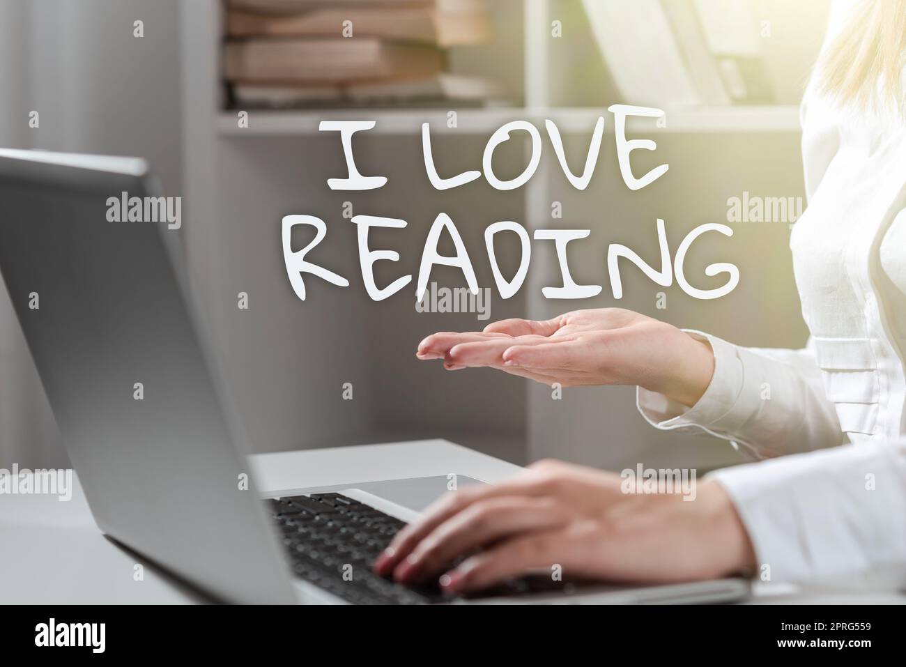 Text showing inspiration I Love Reading. Business showcase Affection ...