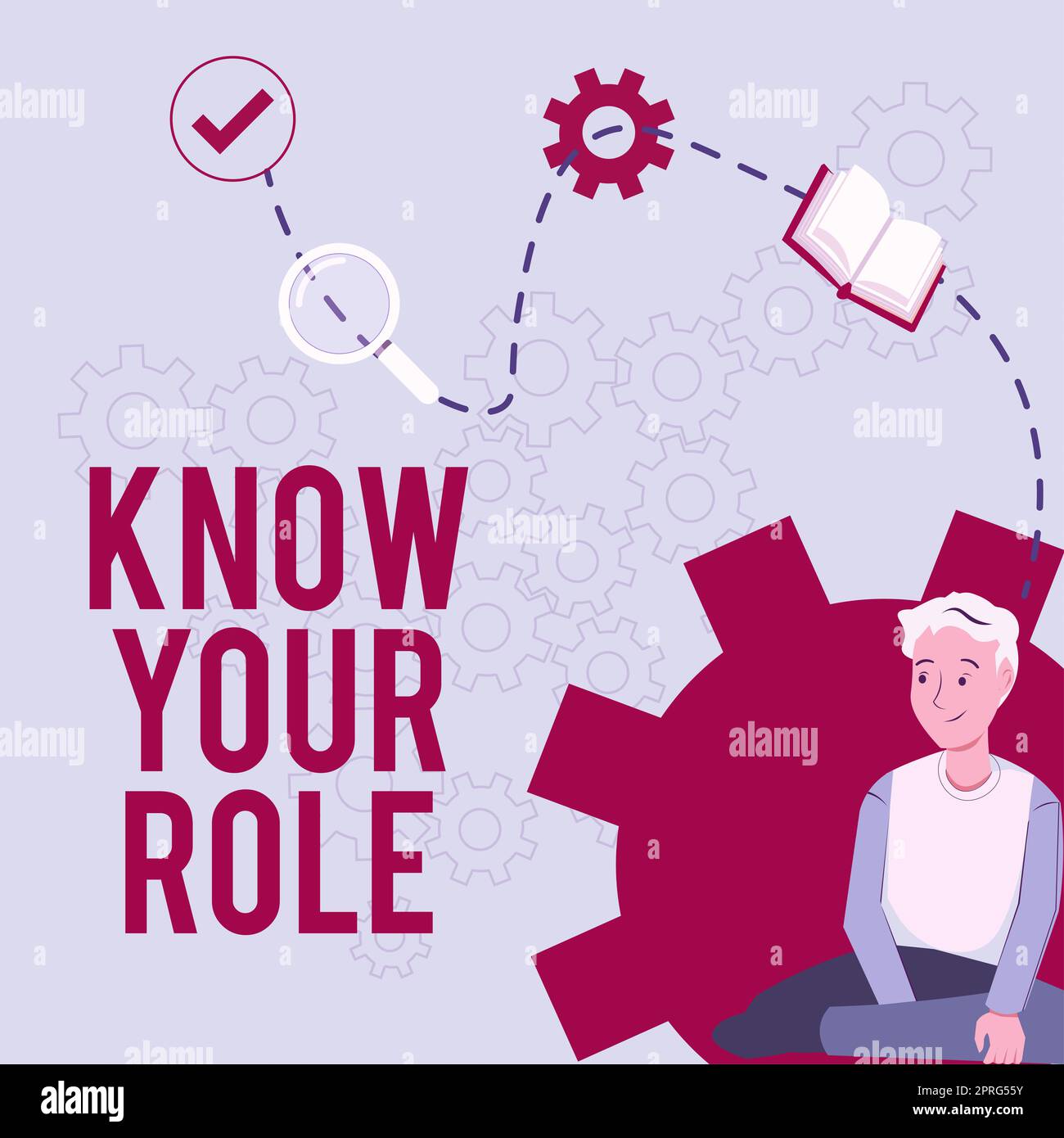 Conceptual display Know Your Role, Concept meaning Be clear of one ...