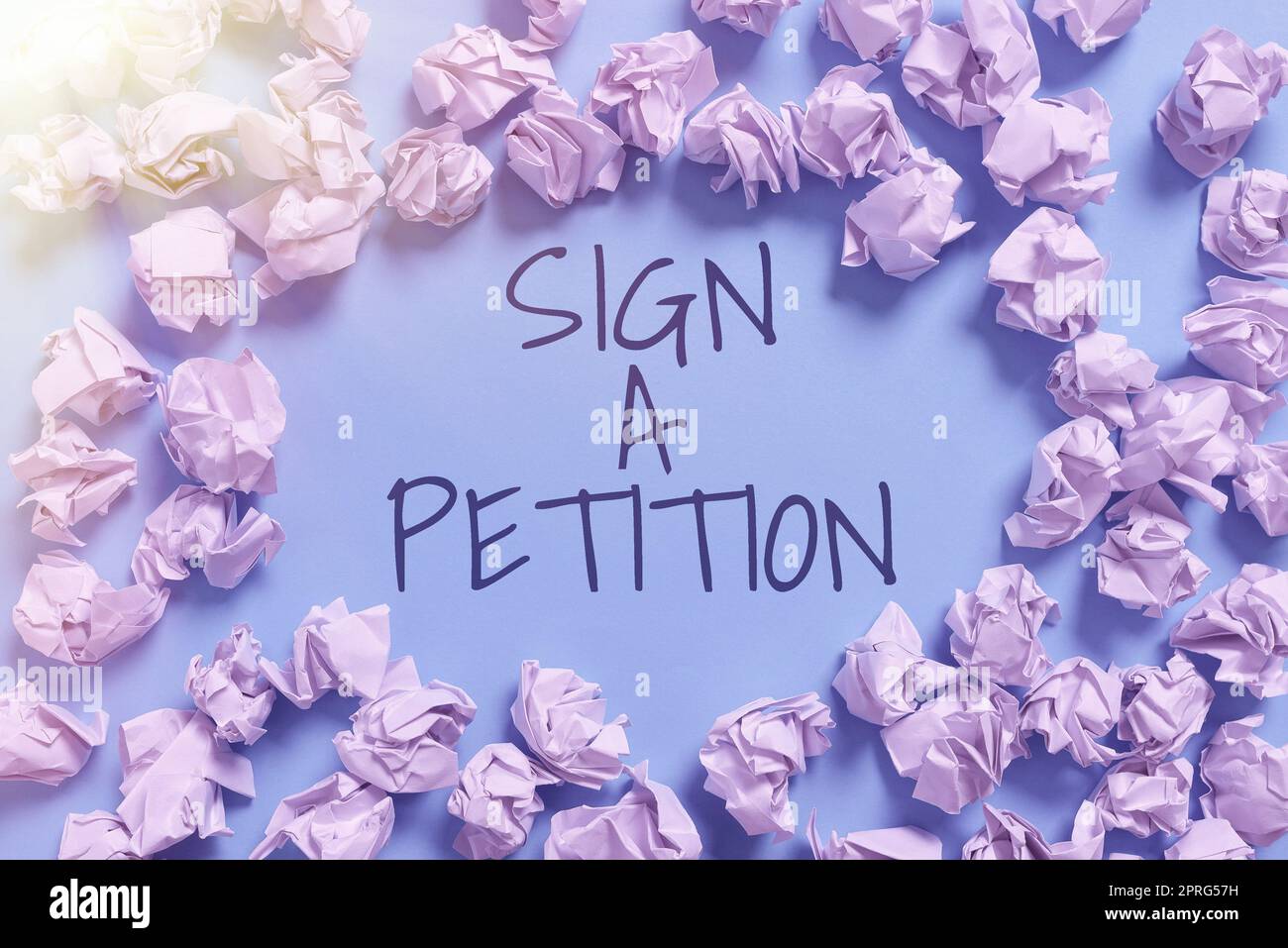 Sign displaying Sign A Petition. Internet Concept Support a cause by ...