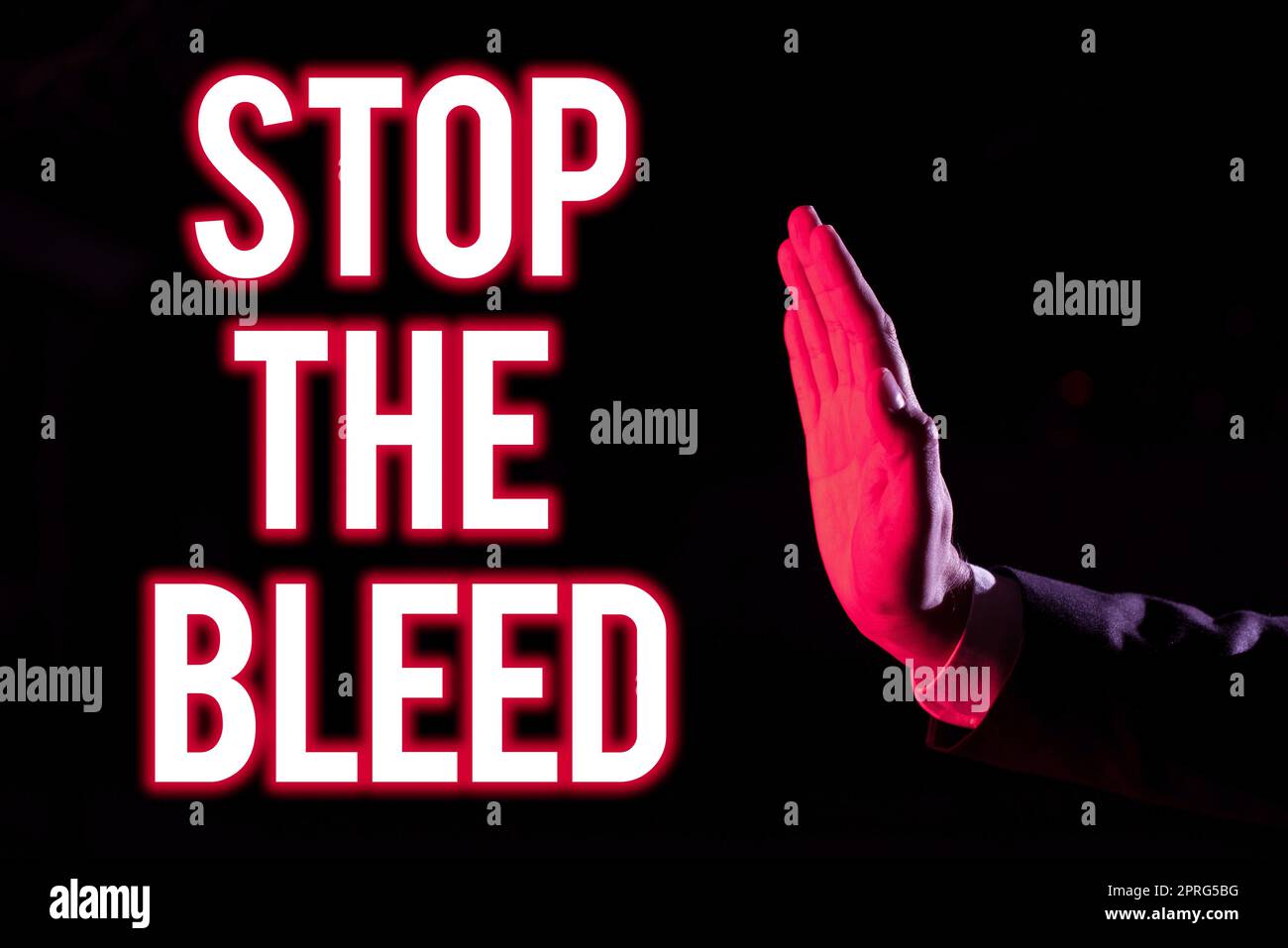 Inspiration showing sign Stop The Bleed. Internet Concept Medical ...