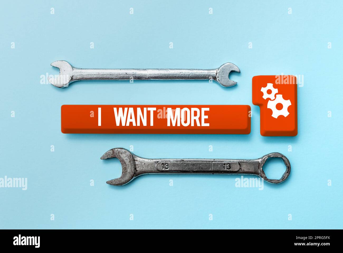 Conceptual caption I Want More. Conceptual photo Not having enough of ...