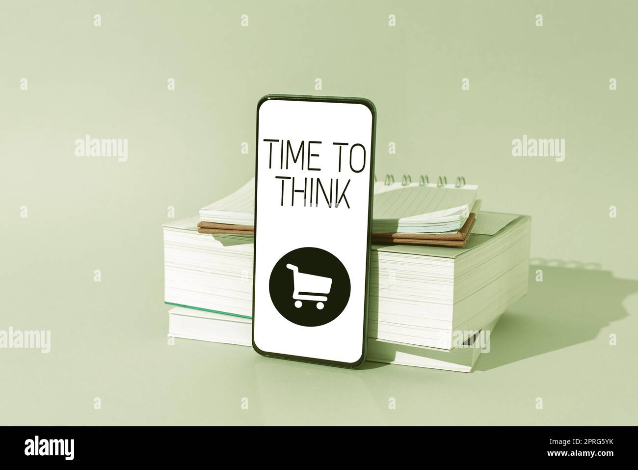 Inspiration showing sign Time To Think. Business idea Reconsider some ...