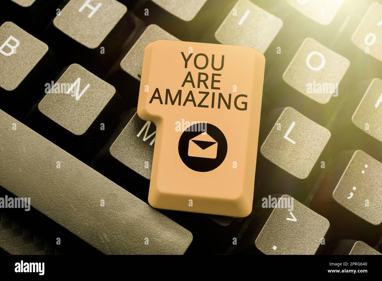 Conceptual caption You Are Amazing. Business idea To have a great ...