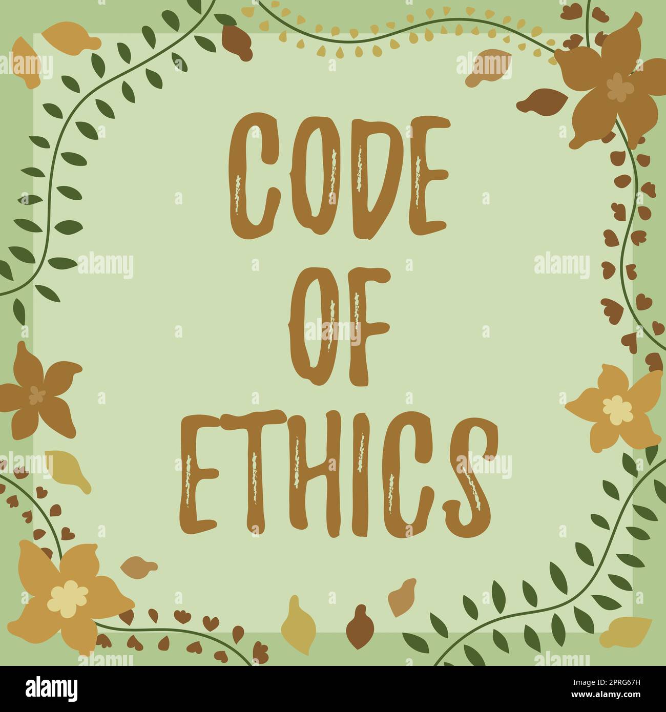 Sign displaying Code Of Ethics, Word Written on Moral Rules Ethical ...
