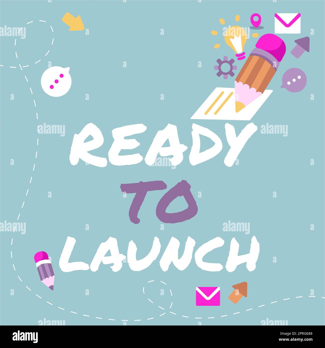 Text showing inspiration Ready To Launch, Conceptual photo Prepared to ...