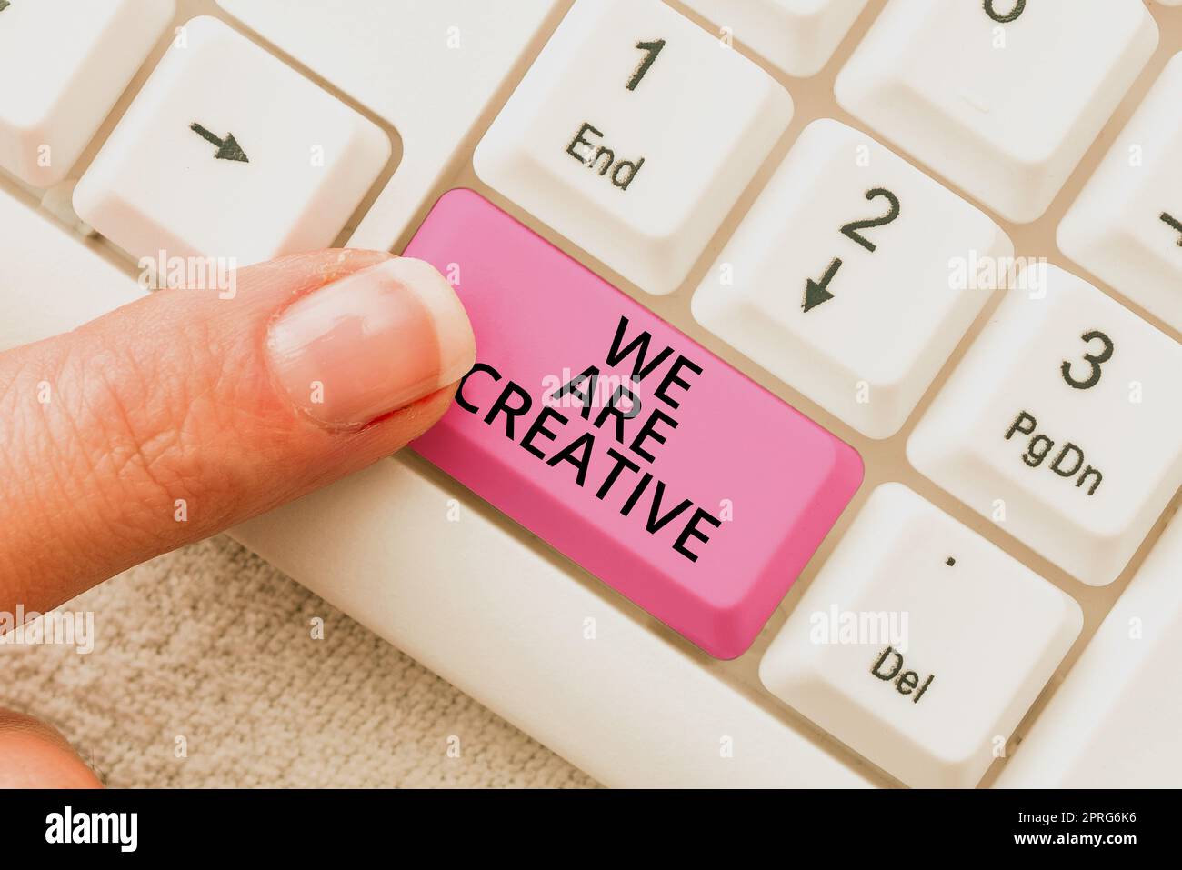 Sign displaying We Are Creative. Business approach To have a lot of ...